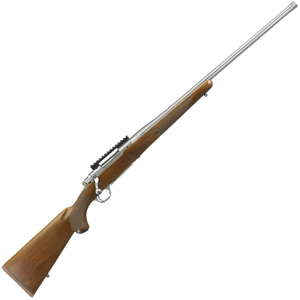 Ruger Hawkeye Hunter Stainless/Walnut Bolt Action Rifle - 204 Ruger For ...